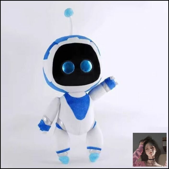 Плюшевая игрушка Astro Bot, 30 см, короткий плюш, полипропиленовый хлопок, унисекс