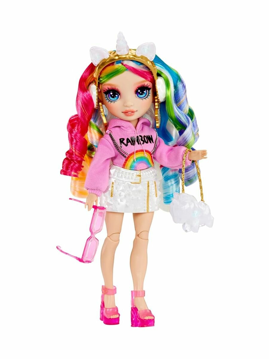 Кукла Рейнбоу Хай Амайа + набор аксессуаров из кристаллов, Rainbow High Creative Crystals Amaya