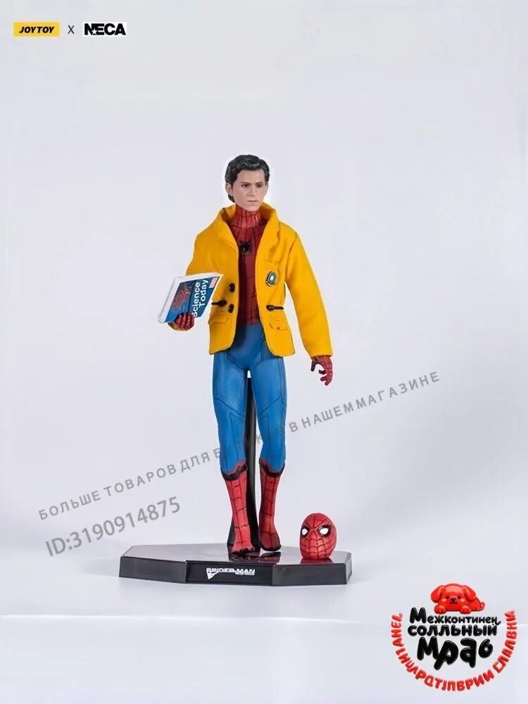 Мстители CRAZY TOYS масштаб 1/6 Спайдер-Мен подвижная фигурка, ABS пластик, 1 шт