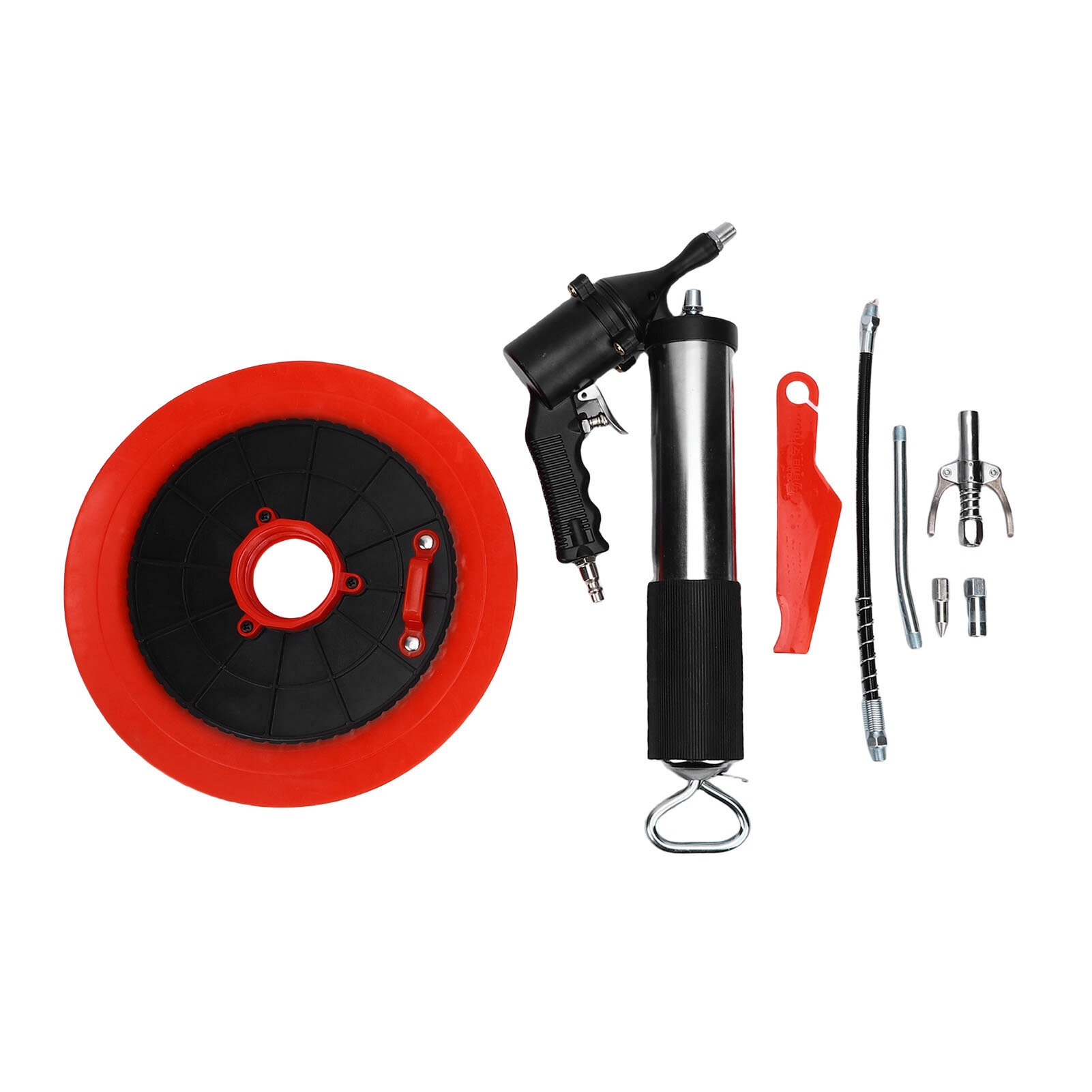 Пневматический инструмент для смазки, автоматический непрерывный цикл, 6000 фунтов на квадратный дюйм, сверхмощный пневматический набор инструментов для смазки, с 18-дюймовым гибким шлангом, быстроразъемным соединением