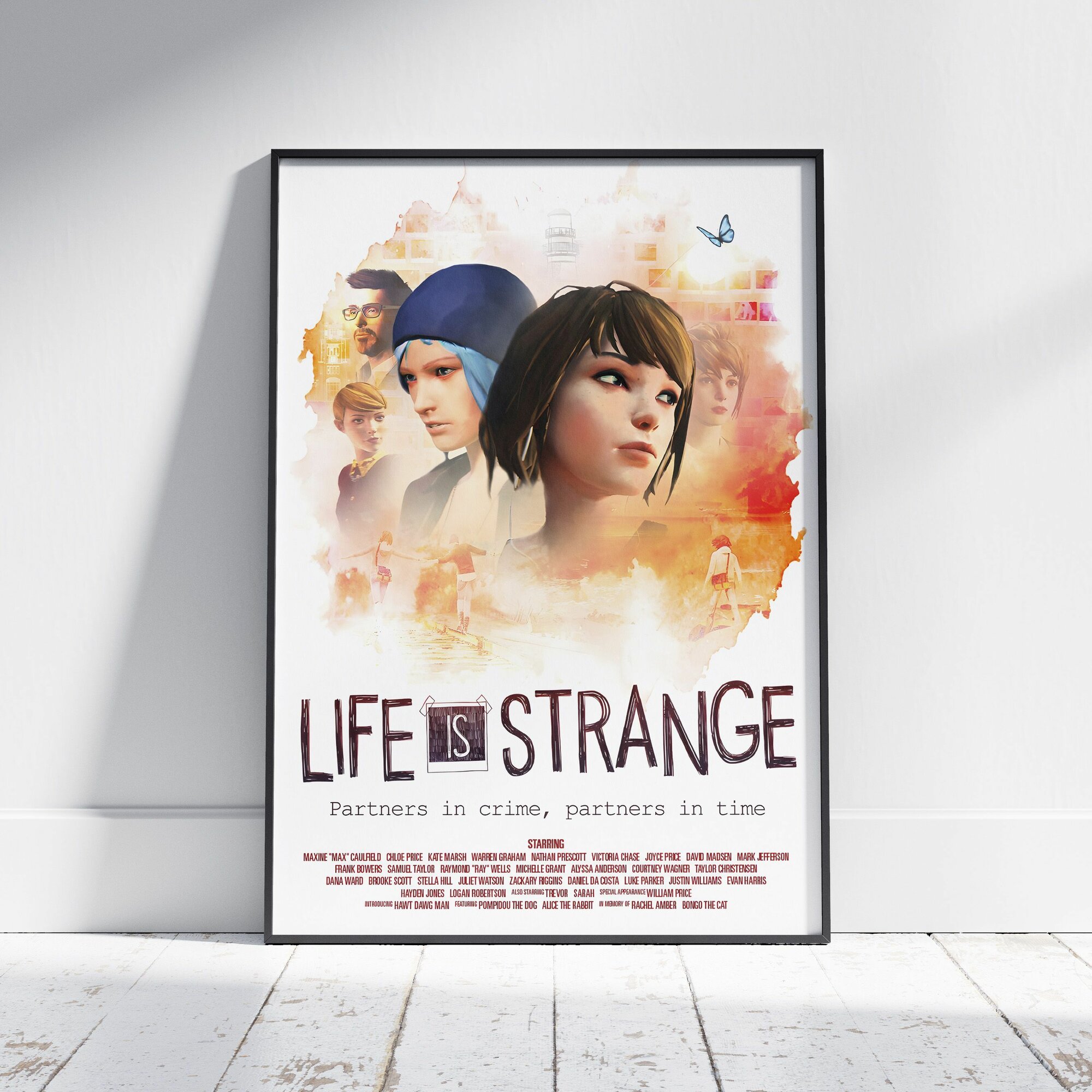 Плакат на стену для интерьера Лайф из Стрендж (Общее 2) - Постер по игре Life is Strange формата А4 (21x30 см)