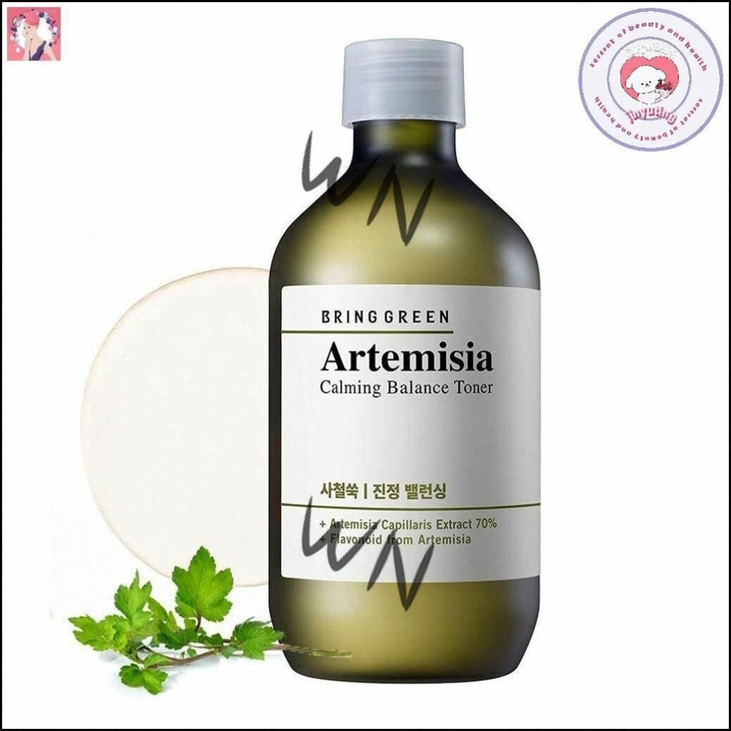 BRING GREEN Artemisia Успокаивающий балансирующий тоник, снимающий покраснения, для снятия чувствительной и раздраженной кожи, 250 мл-Zcm1