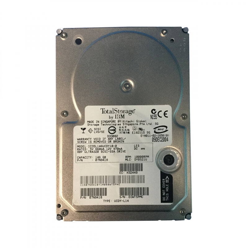 Жесткий диск IBM 07N9418 146Gb U320SCSI 3.5" HDD