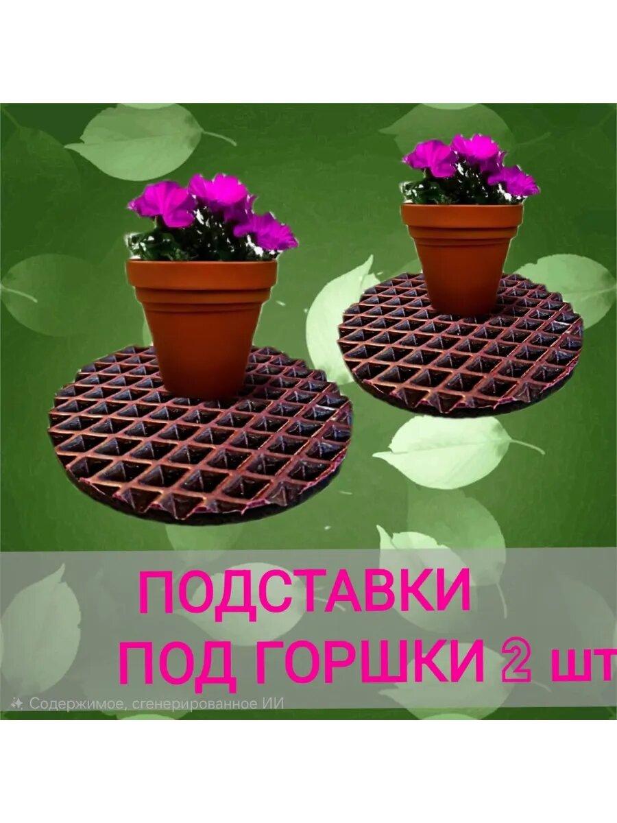 Подставка под цветы, коврик, 15см