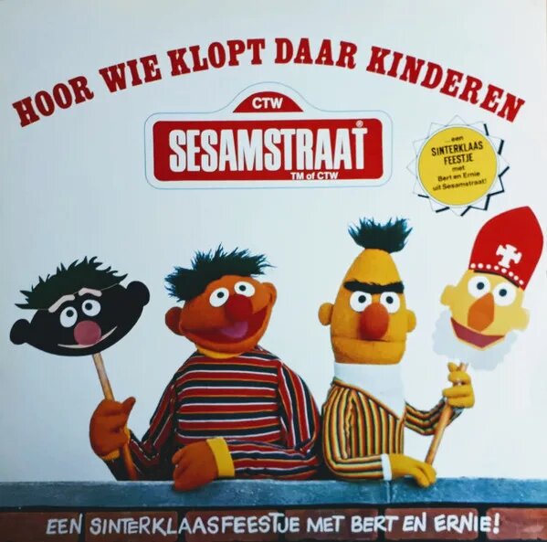 Bert & Ernie - Hoor Wie Klopt Daar Kinderen. Een Sinterklaasfeestje Met Bert En Ernie EX-