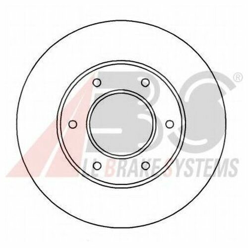 Диск тормозной Abs 16615 для Toyota HiAce III, IV, V