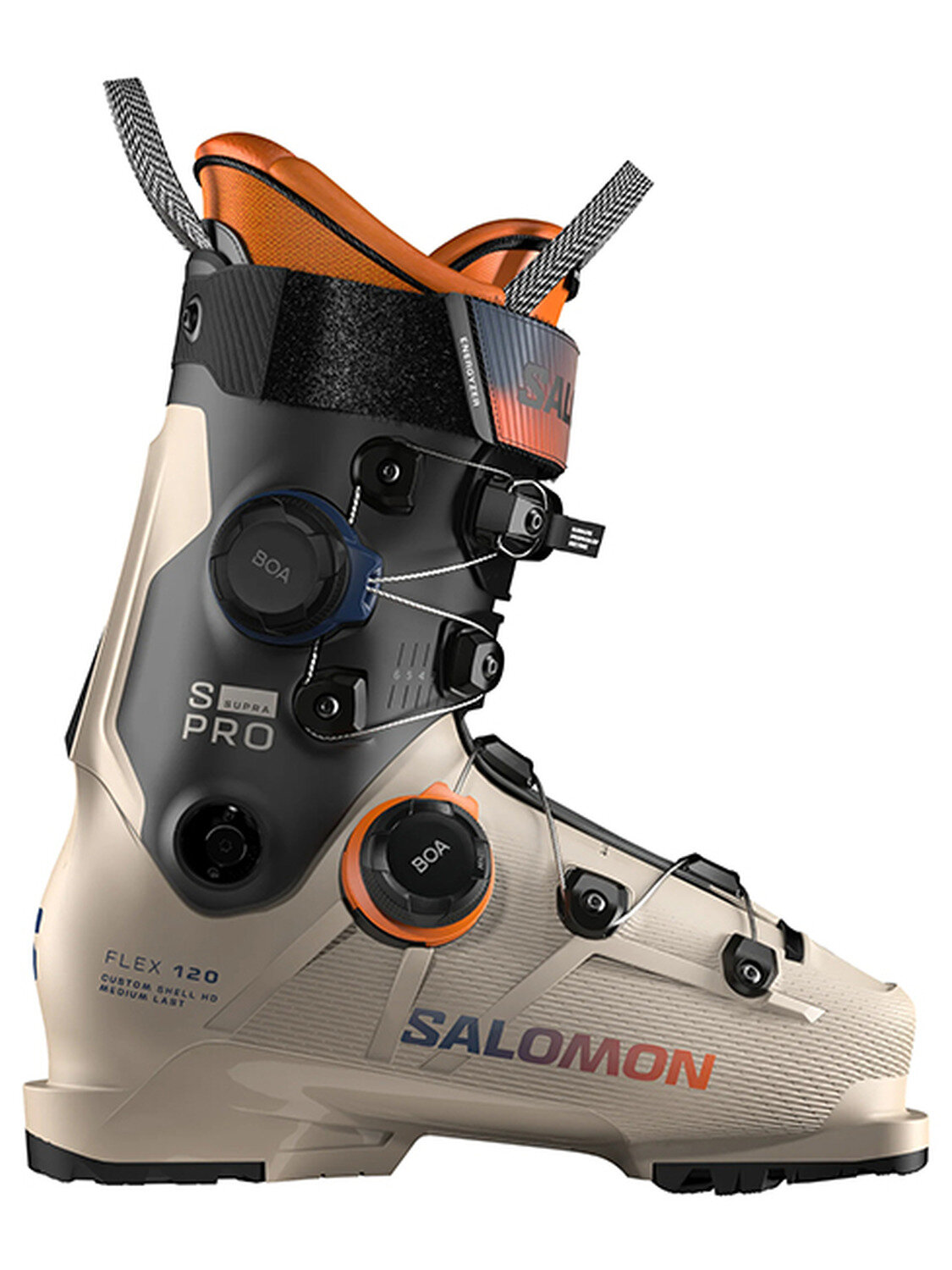 Горнолыжные ботинки Salomon S/Pro Supra Dual BOA 120 GW Humus/Black/Orange Tiger 25/26 , для мужчин , бежевый