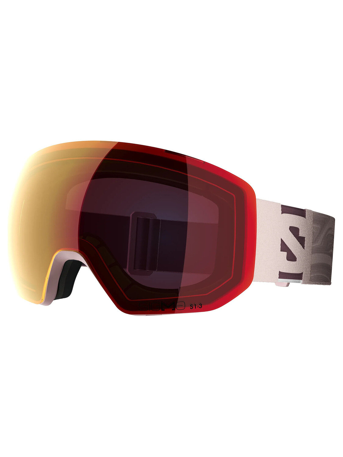 Горнолыжные очки Salomon Radium Pro S Sigma Photo Heavenly Pink Cat. 1-3 25/26 Розовый, для мужчин