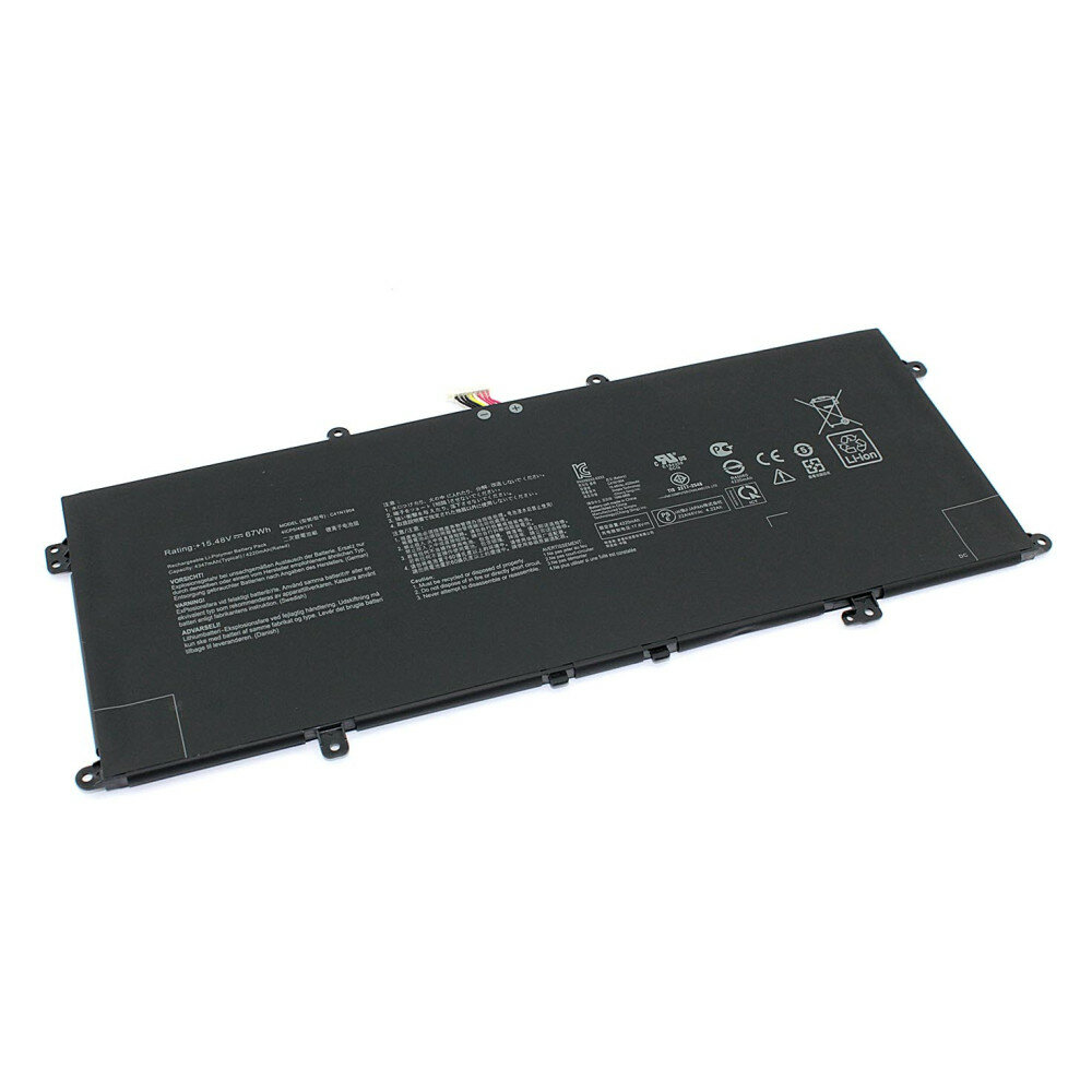 Аккумулятор для ноутбука Asus ZenBook X435EA, UX325JA, UX325EA, UX371EA (C41N1904) 15.48V 4220mAh 65Wh, черная, ORG