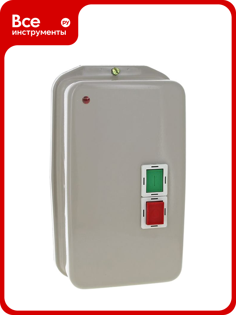 Пускатель в корпусе EKF IP65 КМЭ 40А 230В с РТЭ Ir-30-40А и индик. PROxima ctrp-r-40-230v-led