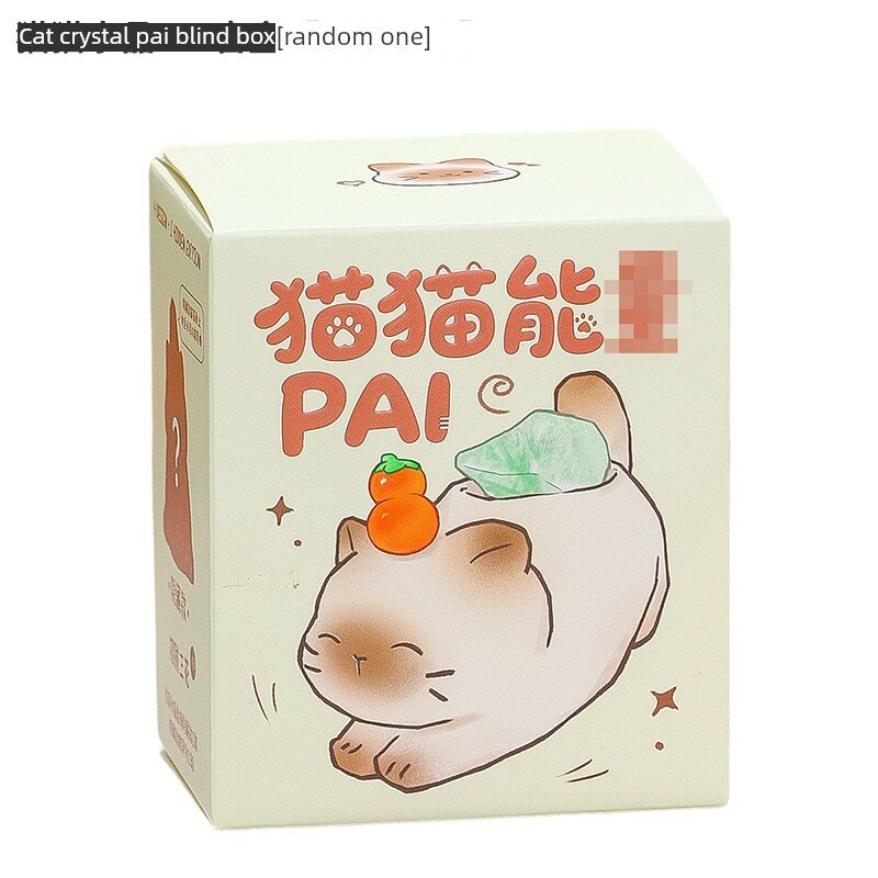 Оригинальная фигурка-сюрприз Cat PAI Little Companion Daily Blind Box, серия Healing, милая кошка, модная
