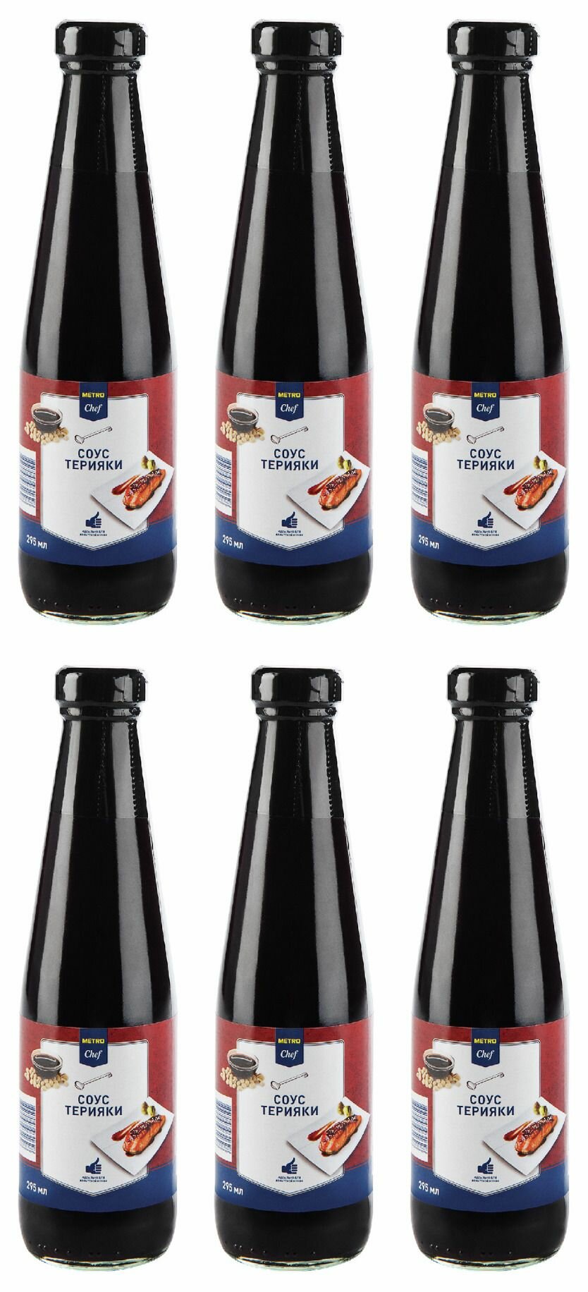 Metro Chef Соус терияки, 295 мл, 6 шт