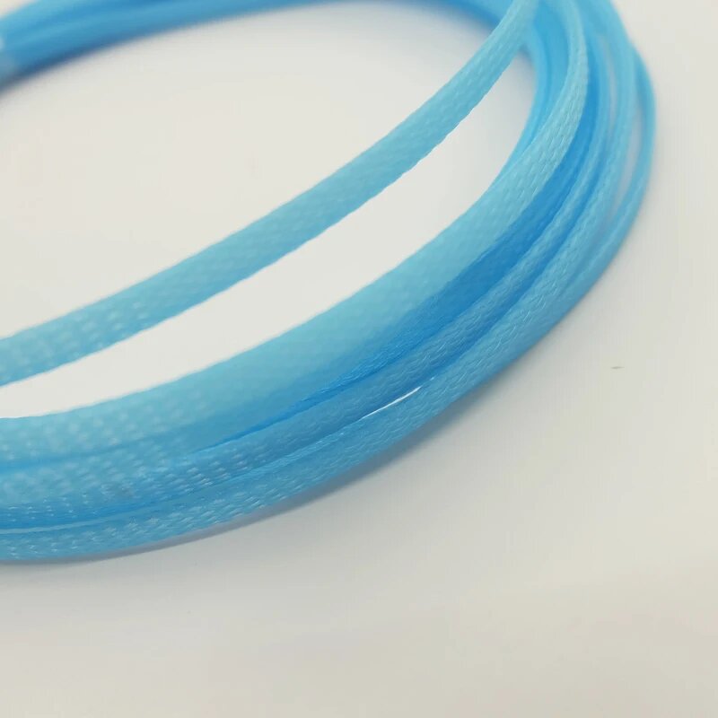 Кабельная оплетка ПЭТ, Sky Blue, 8 мм, 5M