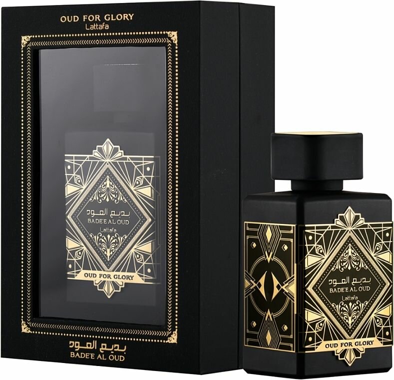 Lattafa Perfumes Вода парфюмерная Bade’e Al Oud OUD FOR GLORY 100ml 100 мл