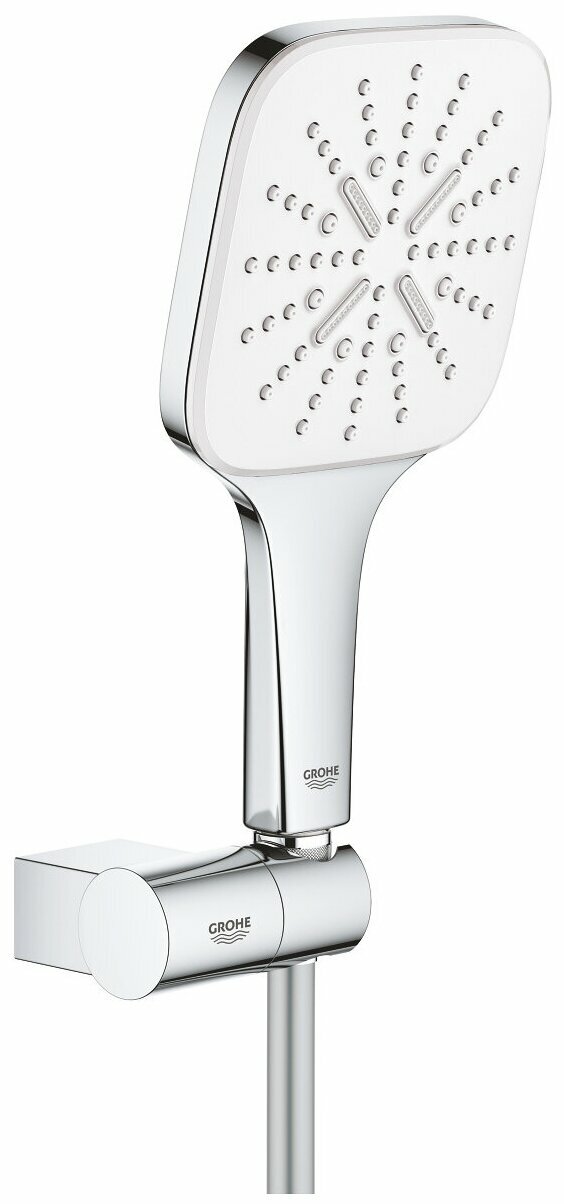 Душевой гарнитур GROHE Rainshower SmartActive Cube 130 26588LS0 белая луна