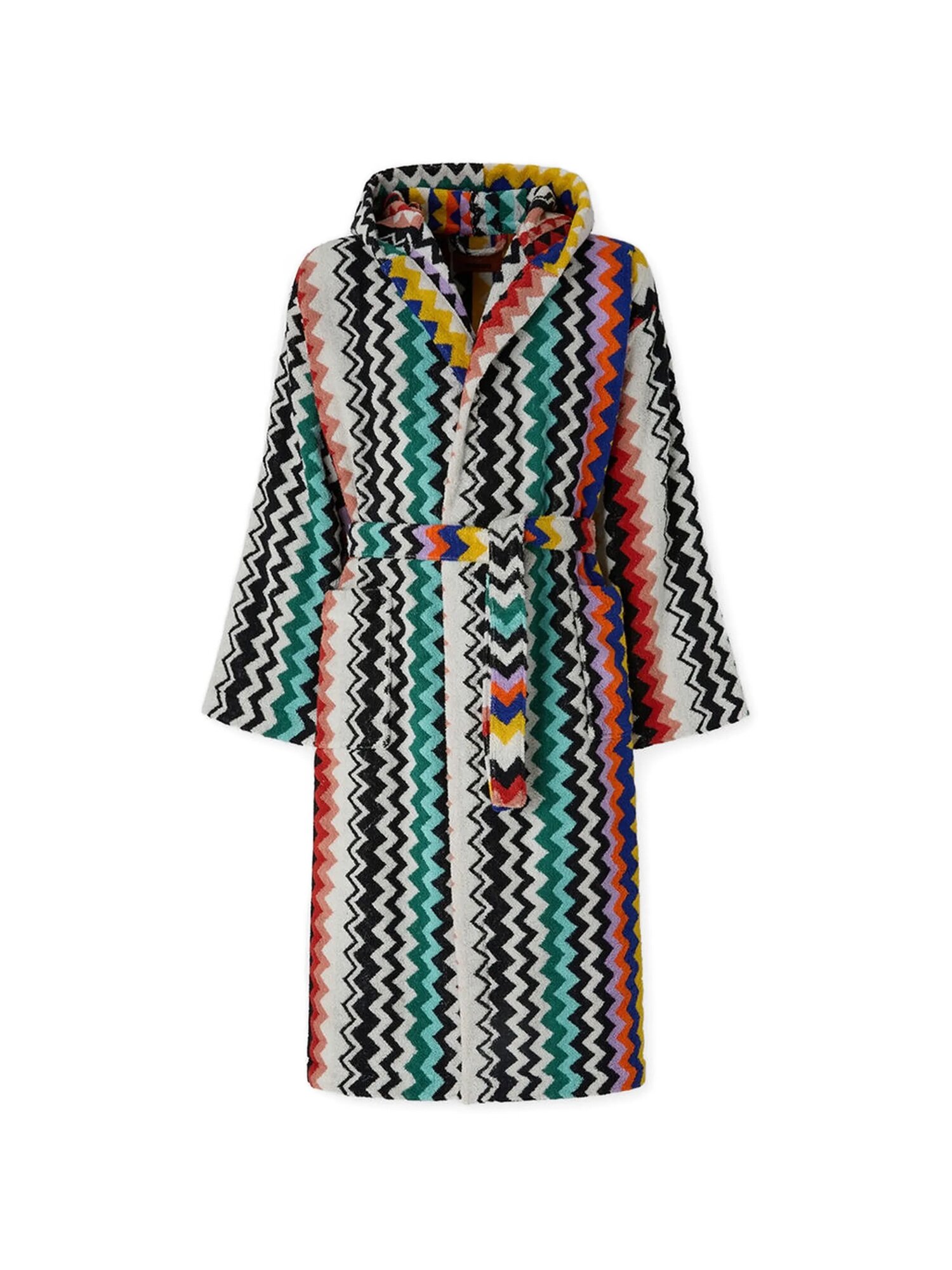 Халат Zigzag-pattern hooded bathrobe