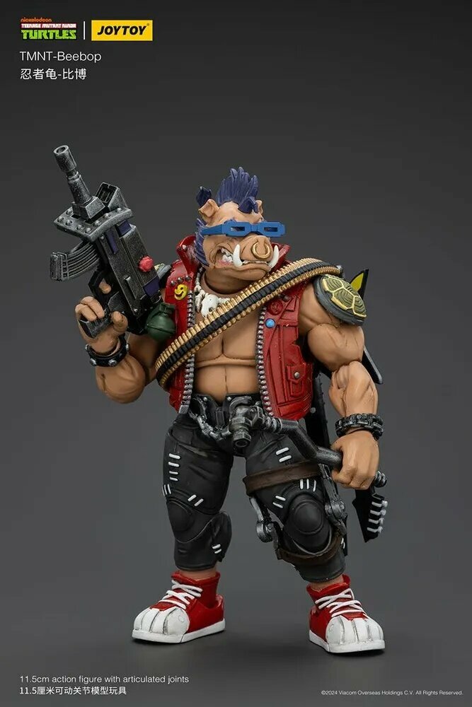 Аниме фигурки JOYTOY 1/18 TMNT-Beebop Подарки-игрушки