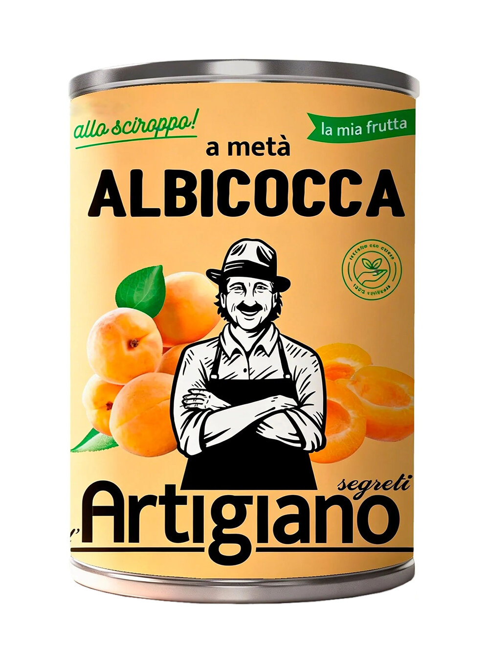 Абрикосы половинки в сиропе, Segreti d'Artigiano, Китай, 425мл/400г