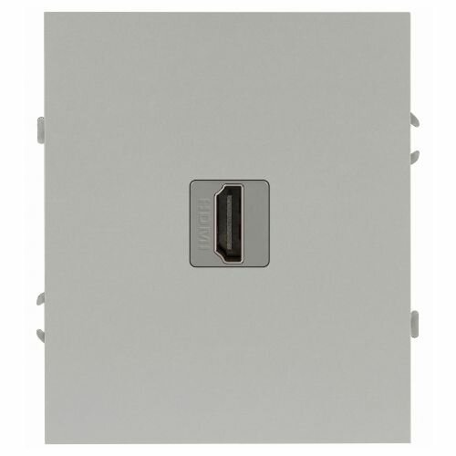 Розетка HDMI СП Arktik 16А IP20 250В алюм. Эра Б0070506