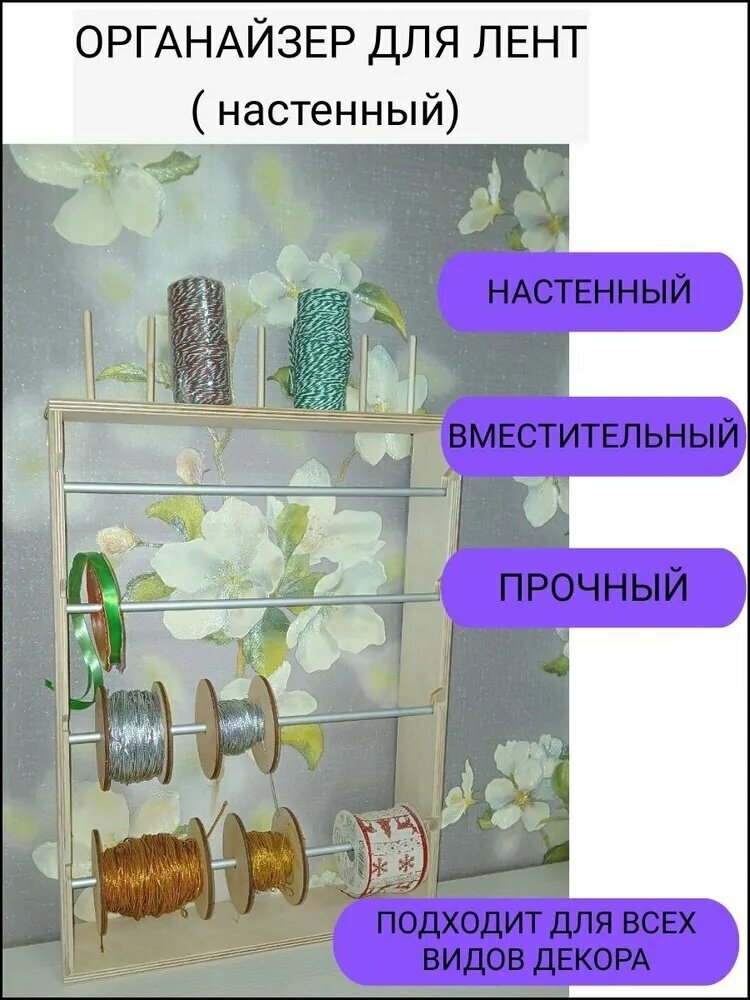 Настенный органайзер для лент