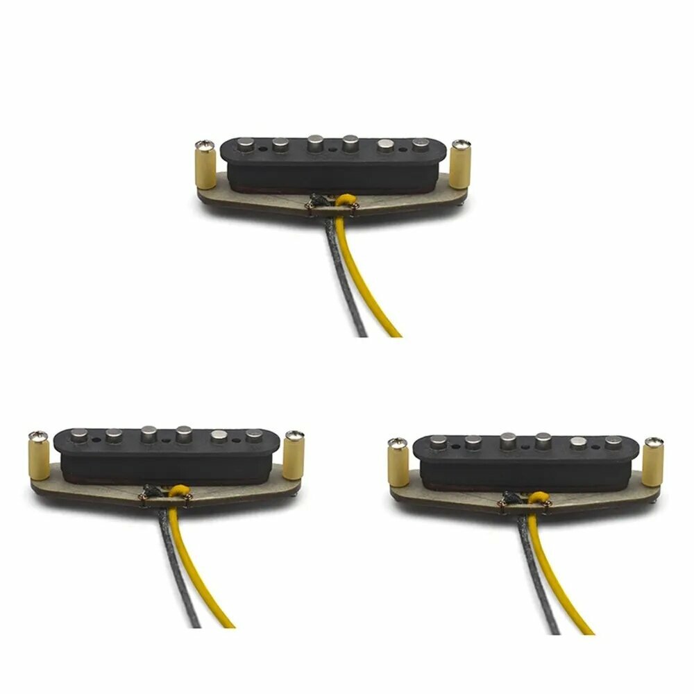 3PCS для SSS Alnico 5 гитарных звукоснимателей Single Coil Style Guitar Pickup