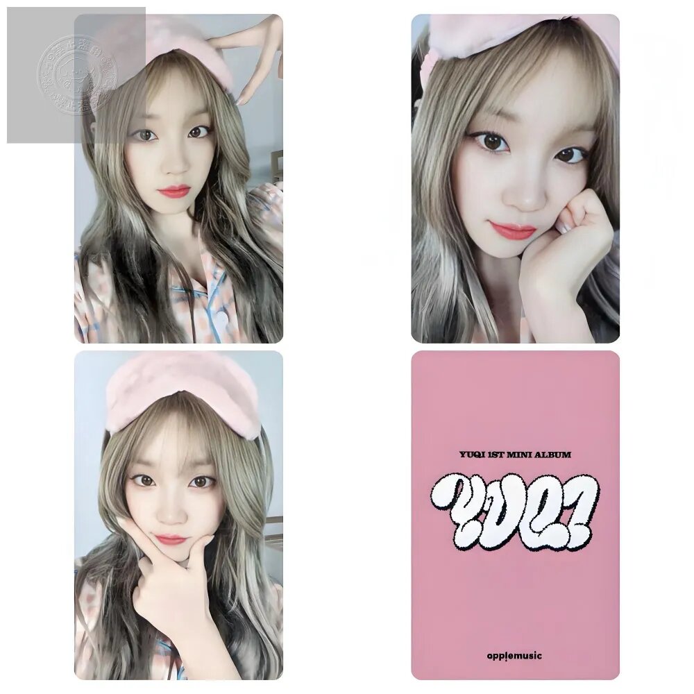 Фотокарточка Юци (G)I-DLE коллекция разных дизайнов