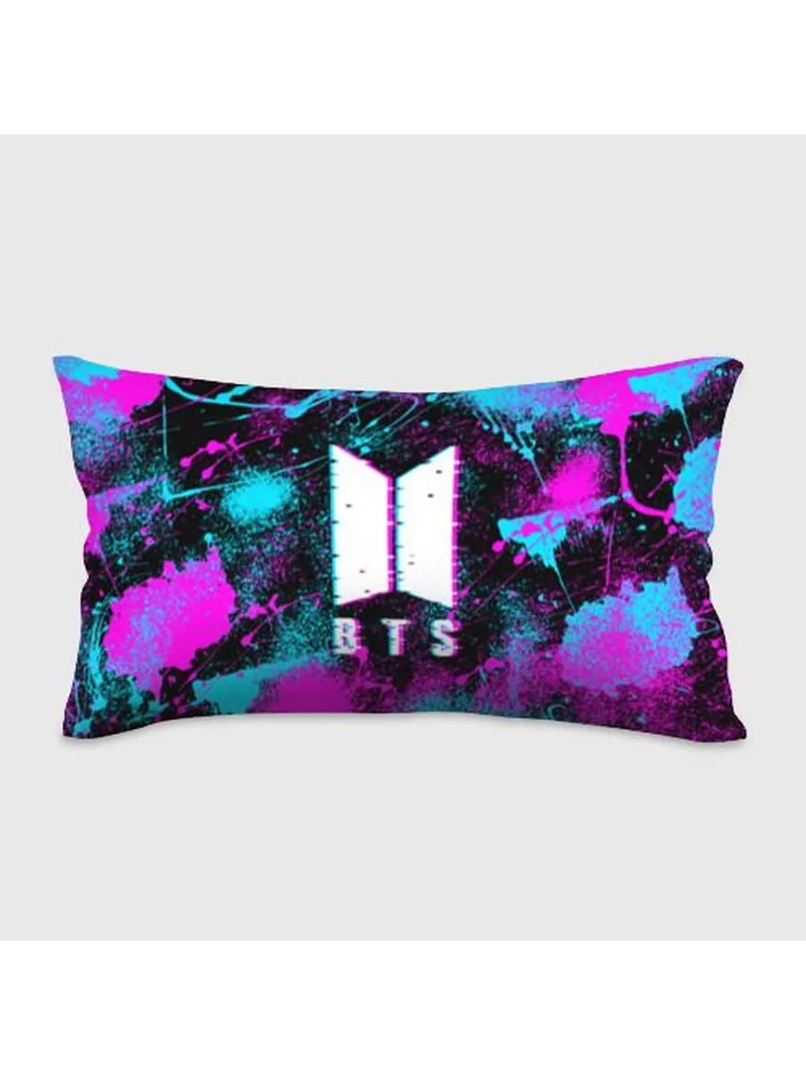 Неоновый БТС neon BTS Подушка