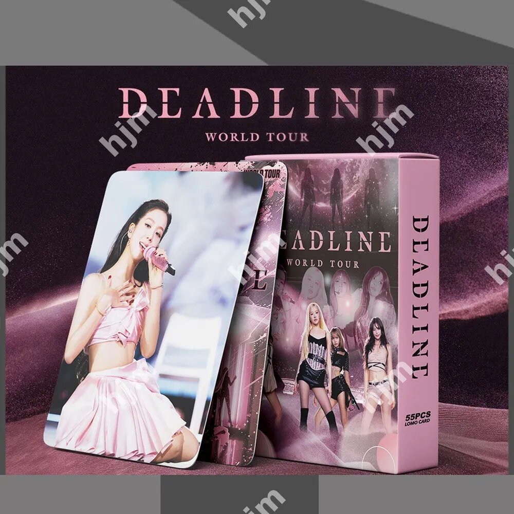 VOFIRROB LOMO-карточки BlackPink 2025 WorldTour DeadLine, 55 шт, K-POP BLINK 2025 Мини-фотокарточки для фанатов