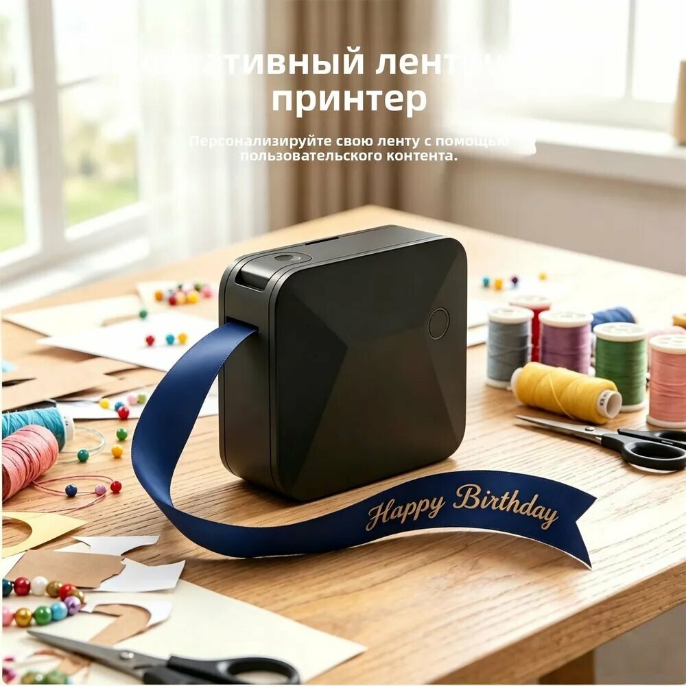 Принтер для наклеек, этикеток термотрансферный Печатное оборудование, белый