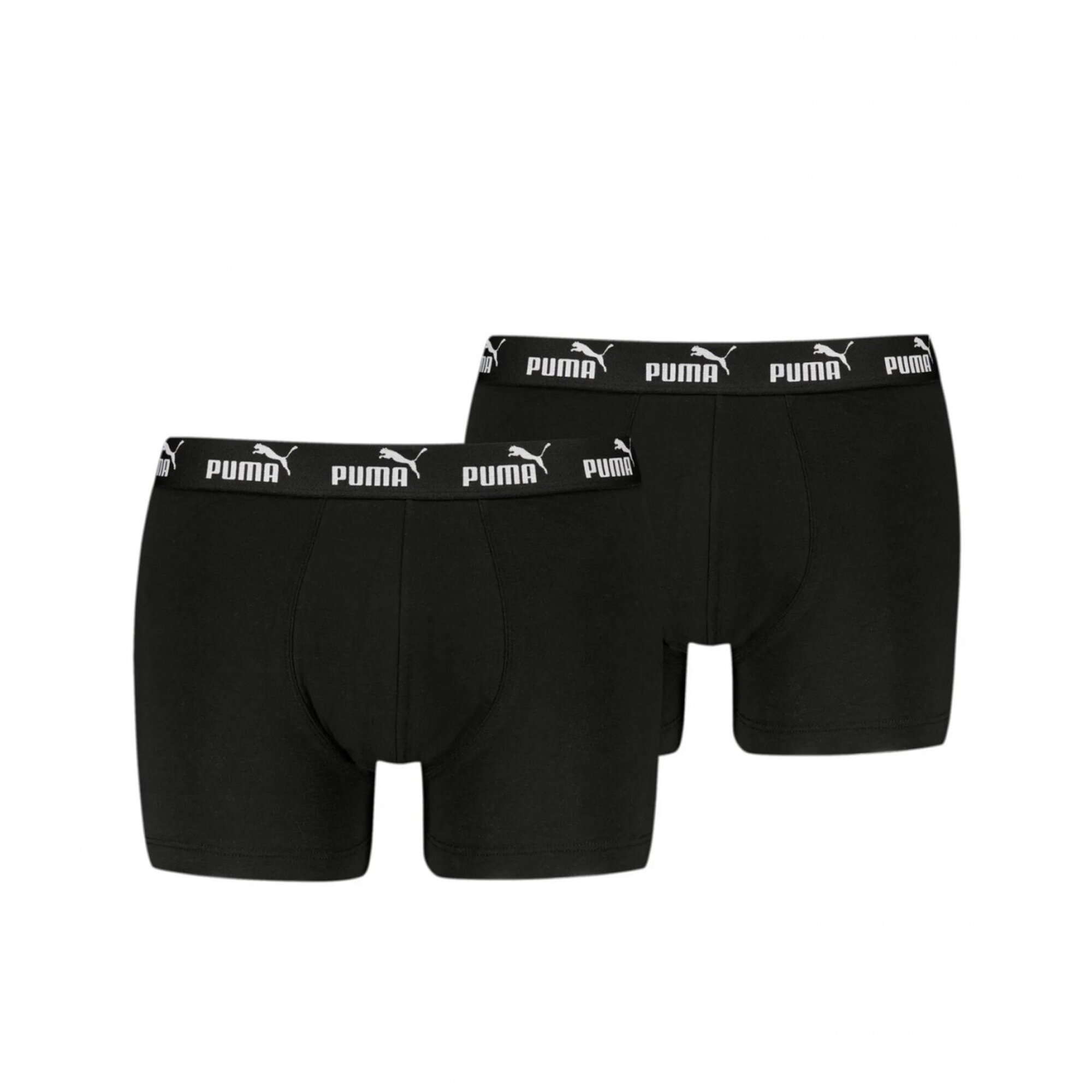 Трусы PUMA ELEMENTS MEN BASIC BOXERS 2P, комплект из 2 шт., размер L, черный