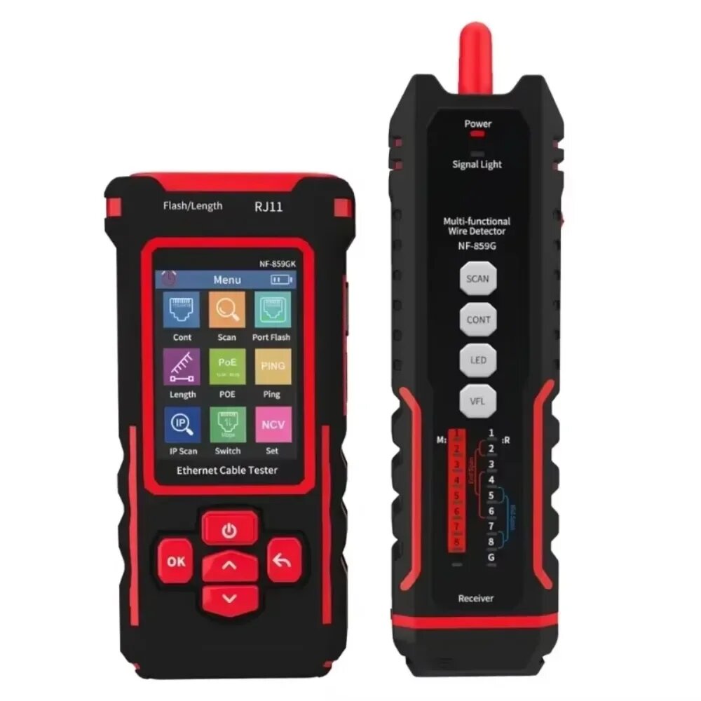 Линейный тестер NF-859GK с красным светом