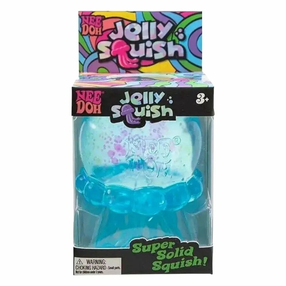 Антистресс-игрушка NeeDoh Jellyfish, желеобразная сквиши-фиджет, трендовая новинка