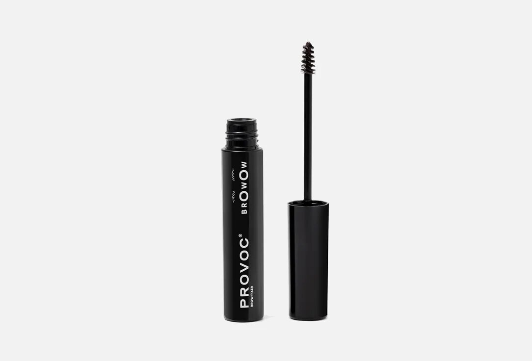 Provoc Browow Brow Fixer Гель для фиксации бровей 20г 10, Темно-коричневый