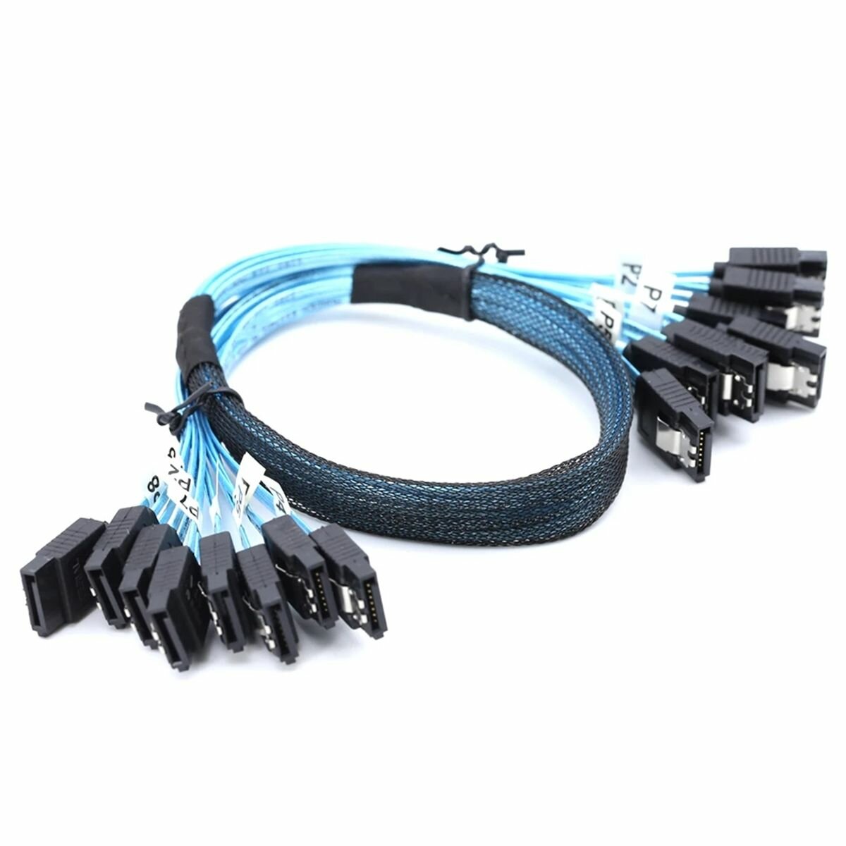 Комплект Кабелей SATA Из 8 Шт Кабель SATA Для ПК 7-Контактный Кабель SAS 6 Гбит С