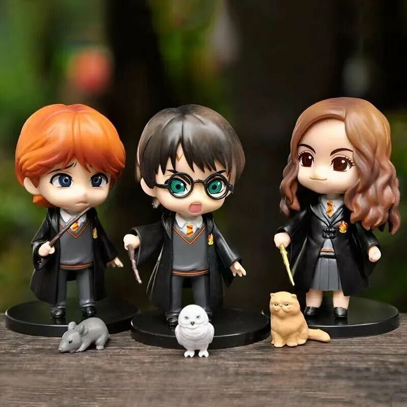 Фигурка Гарри Поттера три модели--Ron Weasley/Harry Potter/Hermione Granger