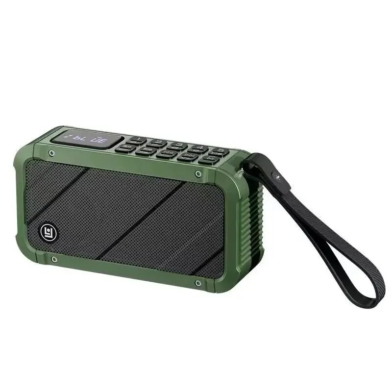 Портативный Bluetooth динамик MouZYuan D82 Green, зеленый