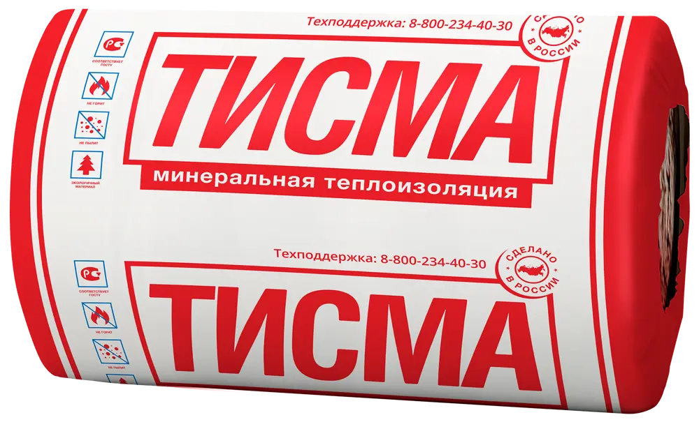 КНАУФ Тисма утеплитель 8300х600х50мм (10м2) (0.498м3) (2шт)