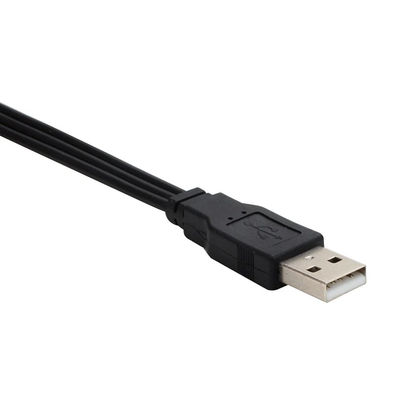 CableCC USB 2.0 кабель A на 3 RCA — фото 1