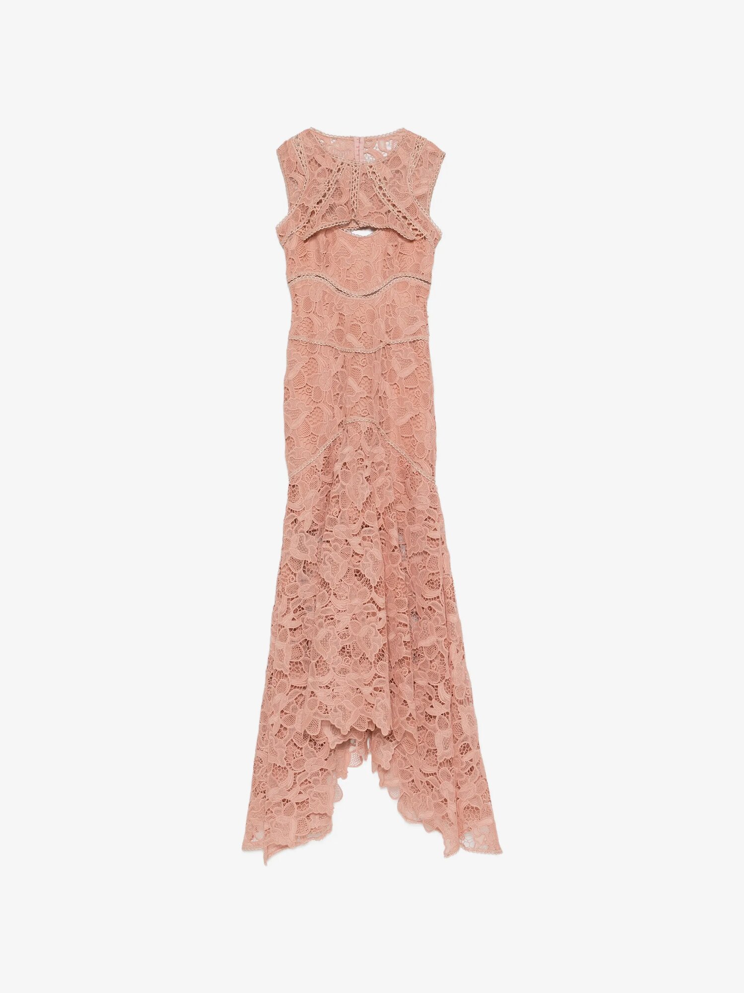 Платье Costarellos Lace cut-out maxi dress