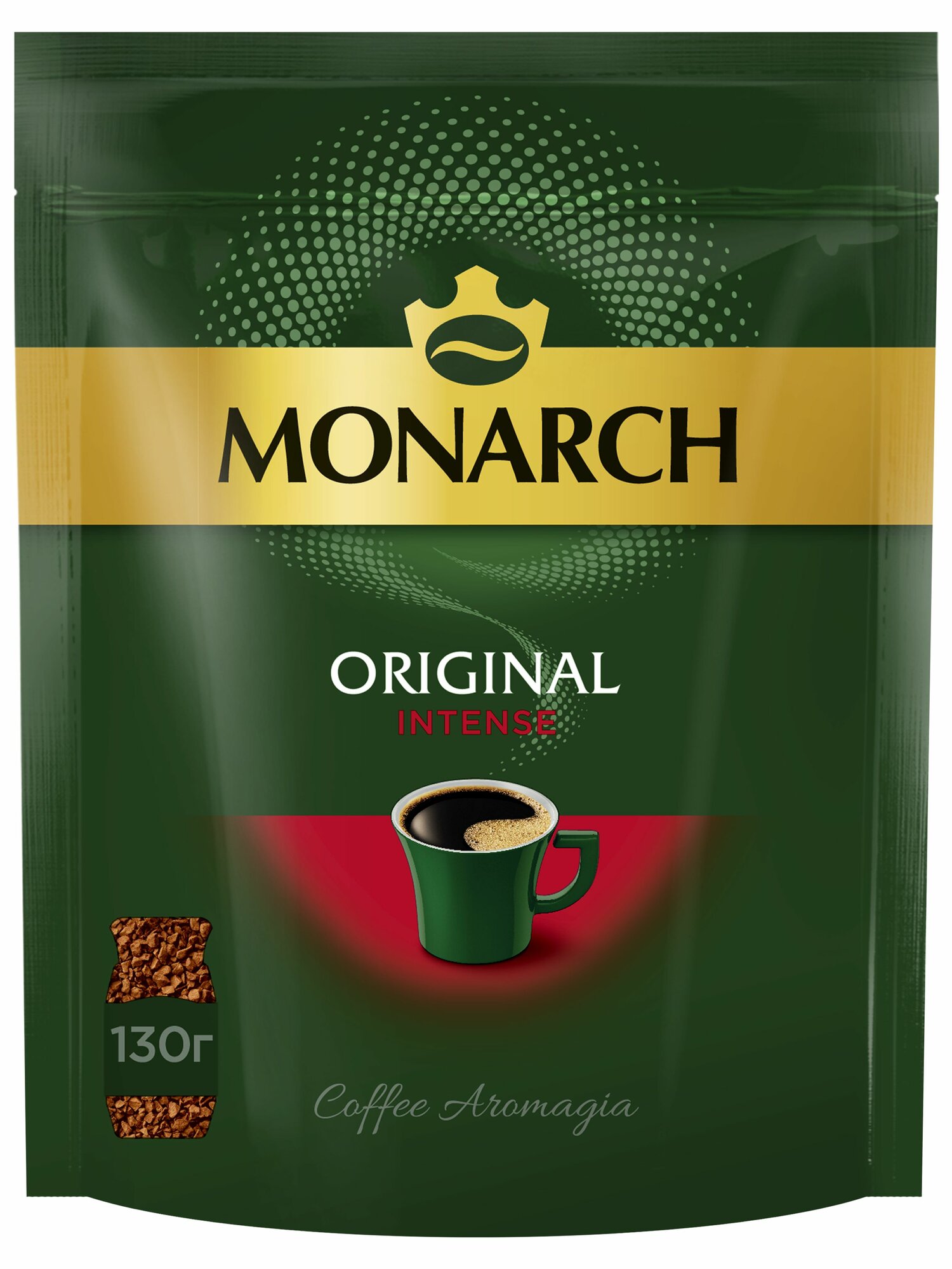 Кофе натуральный растворимый сублимированный Monarch Ориджинал Интенс, 130г