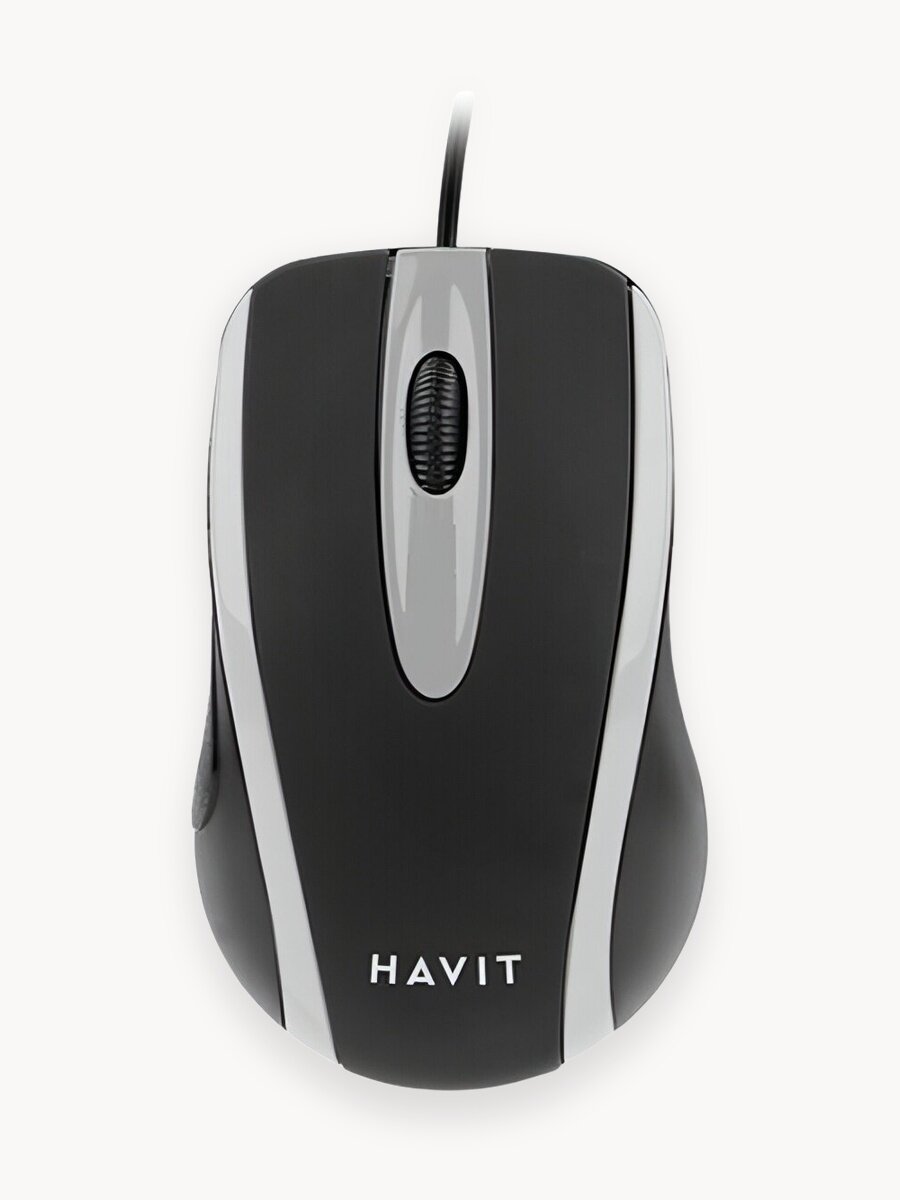 Мышь проводная Havit HV-MS753 Black/Grey