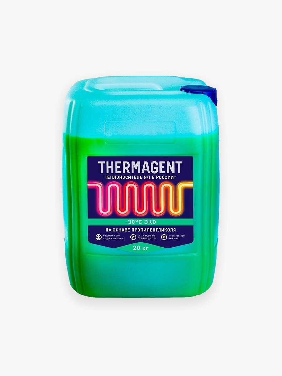 Теплоноситель Thermagent Eko -30 °С 20 кг на основе пропиленгликоля