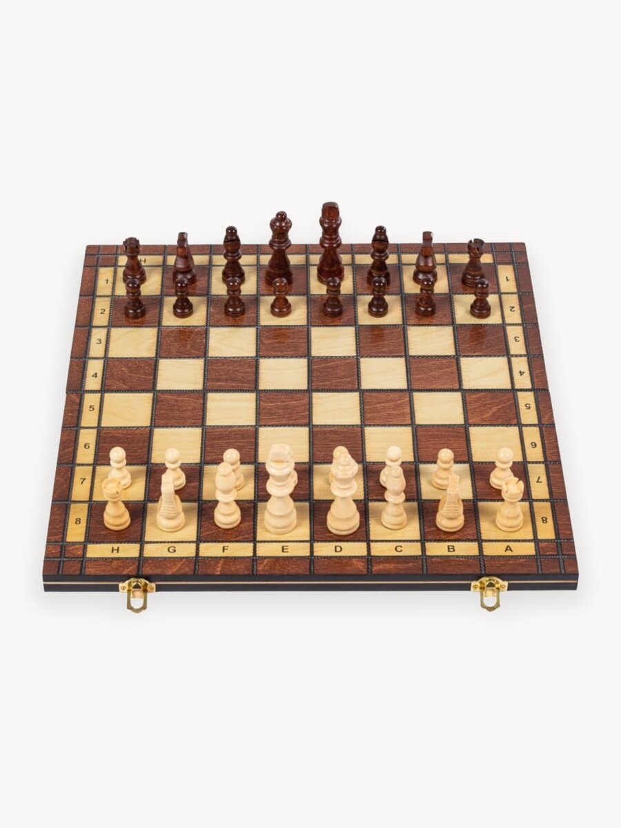 Шахматы нарды шашки Элеганс 39 см