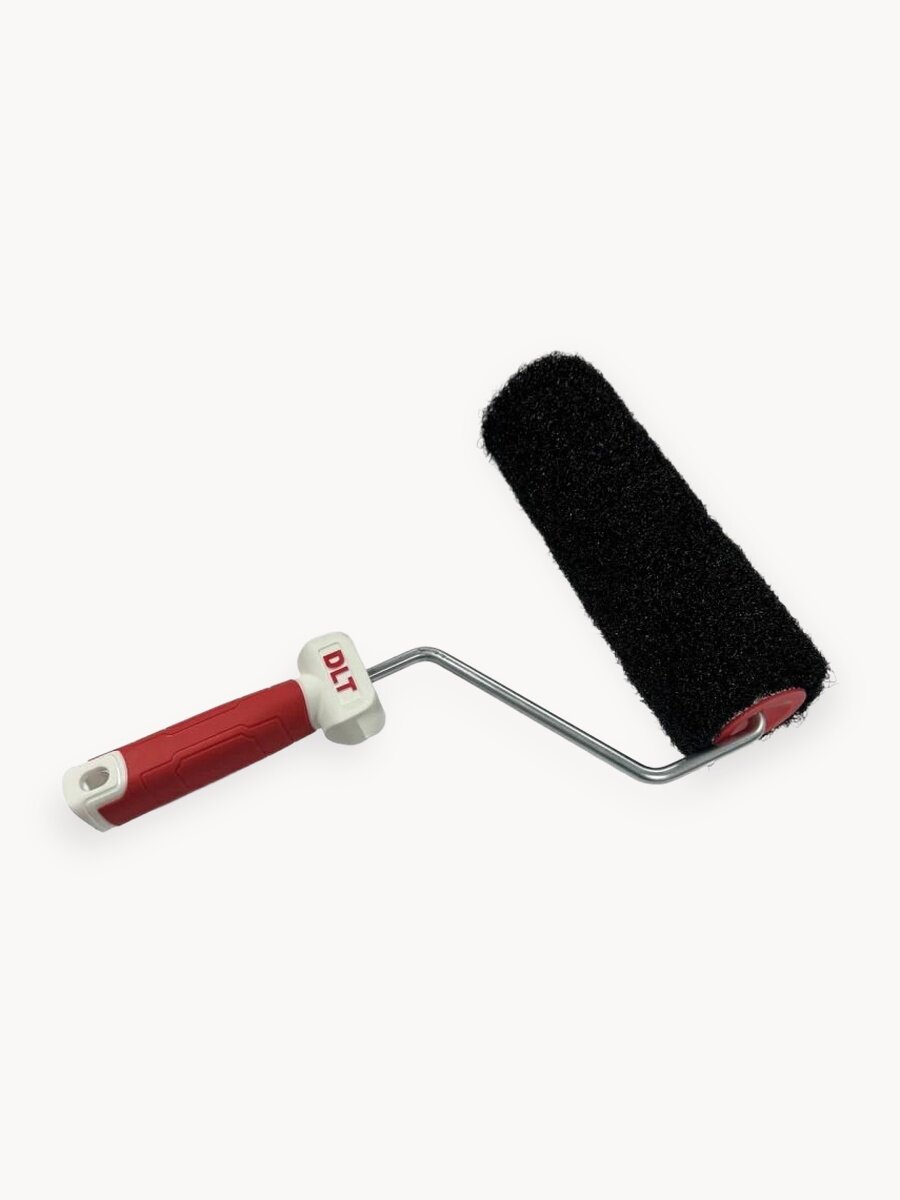 Валик для нанесения шпатлевки с бюгелем DLT 230 мм, ворс 16 мм, нейлон, конус, арт.3401