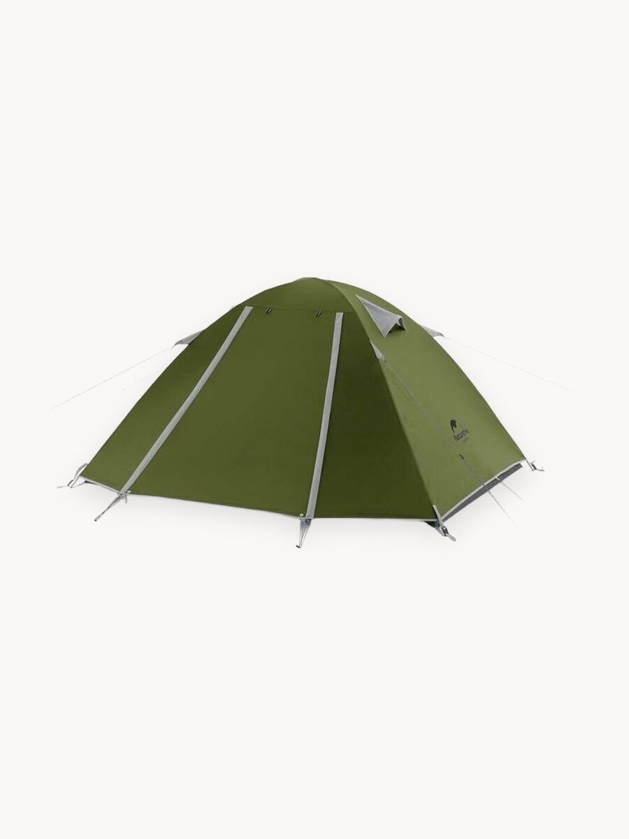 Палатка Naturehike с алюминиевыми дугами, на 3 человека, NH18Z033-P, темно-зеленая