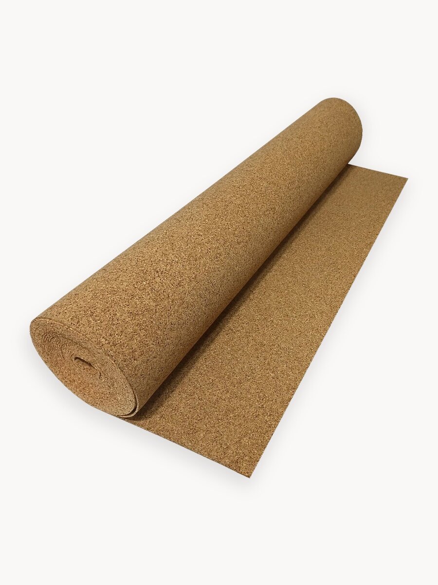 Подложка пробковая под ламинат и паркет IBERCORK, толщина 3 мм, 10 кв. м, рулон, 10000х1000 мм