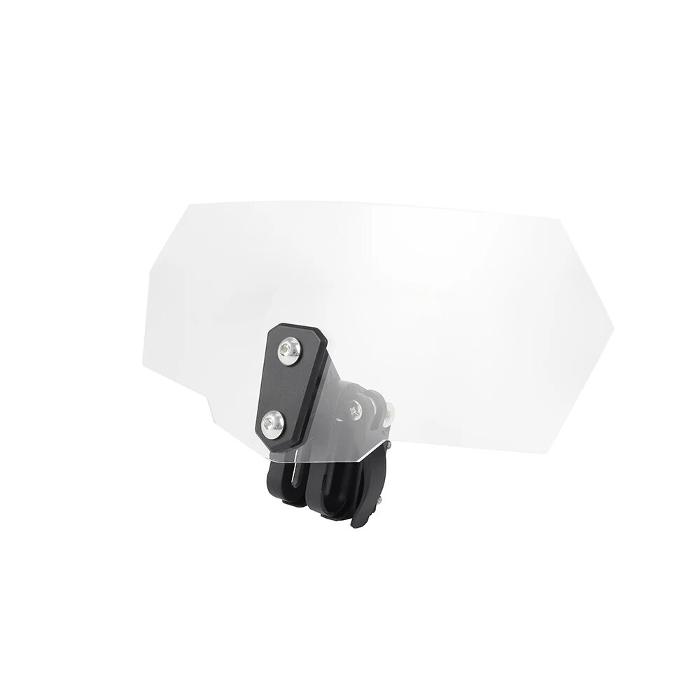 Мото дефлектор лобового стекла Clear-Black Bracket