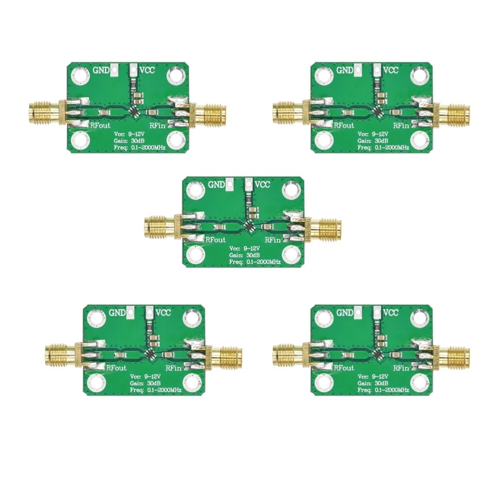 Широкополосный радиочастотный усилитель Ah robot 0.1-2000MHz 5PCS