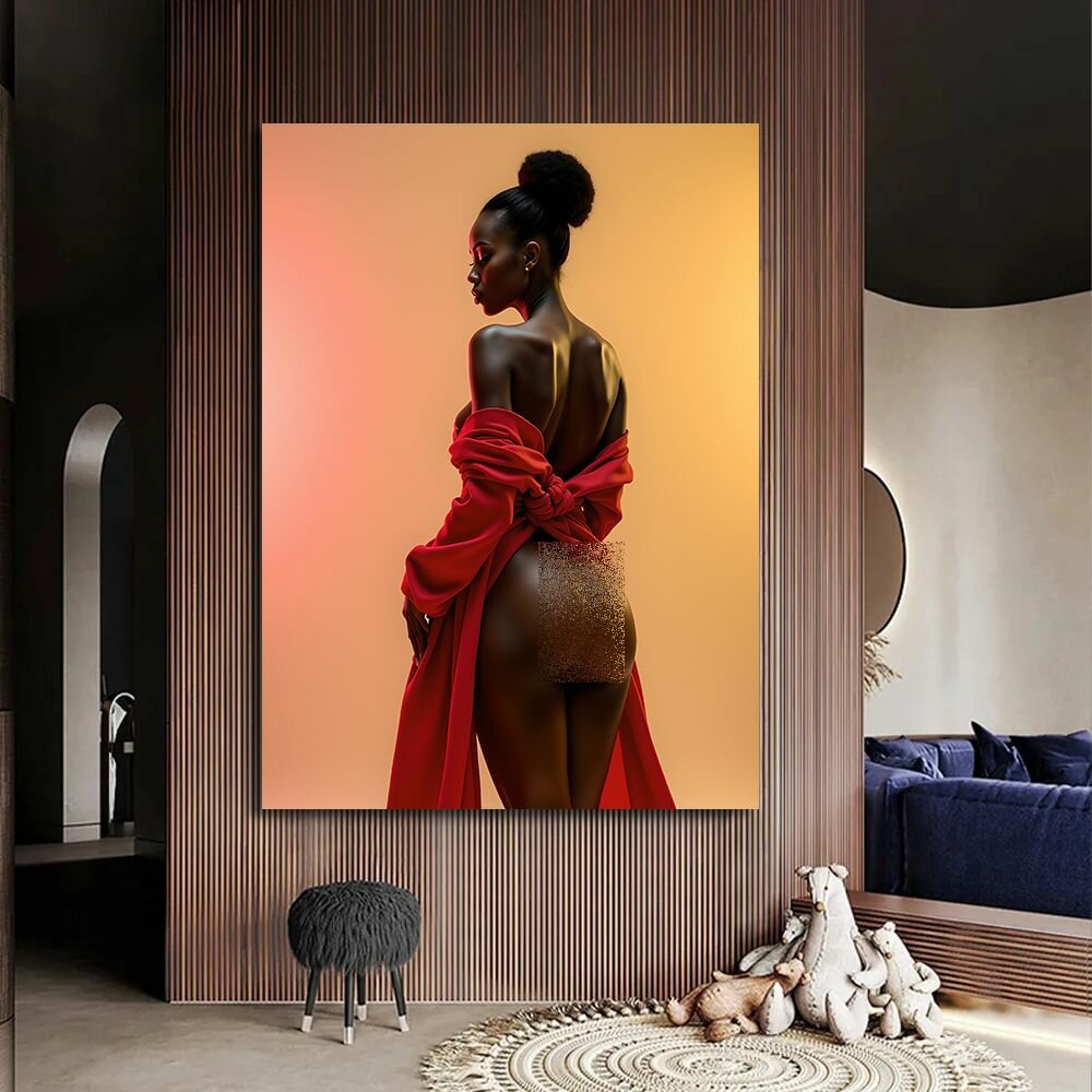 Картина голая девушка, картина секс, эротика, девушки 18+, 30х40 см.