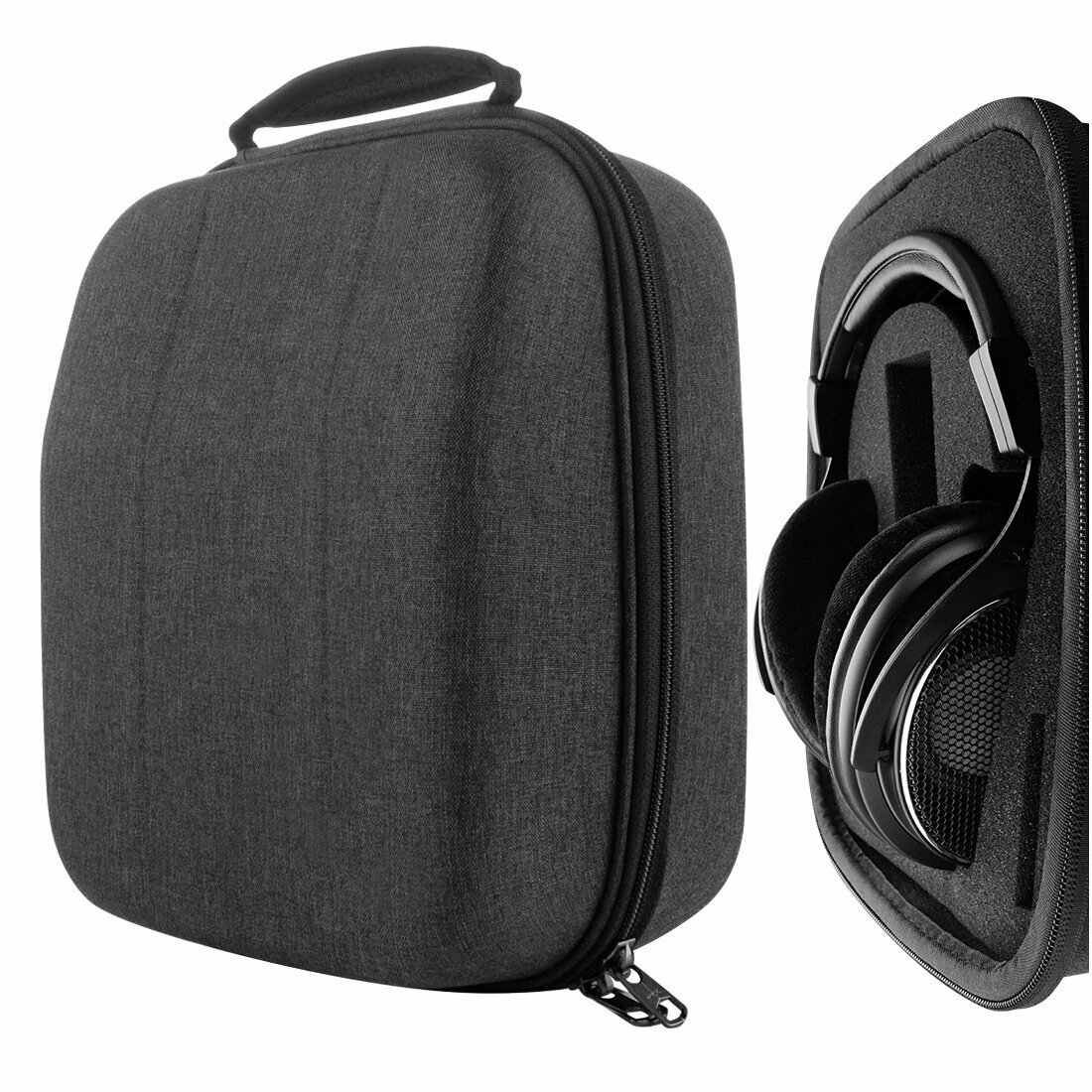 Чехол MyPads для наушников, совместимый с наушниками Sennheiser HD599, HD598, HD 660S2, HD 660S, AKG K371 с кабельным хранилищем